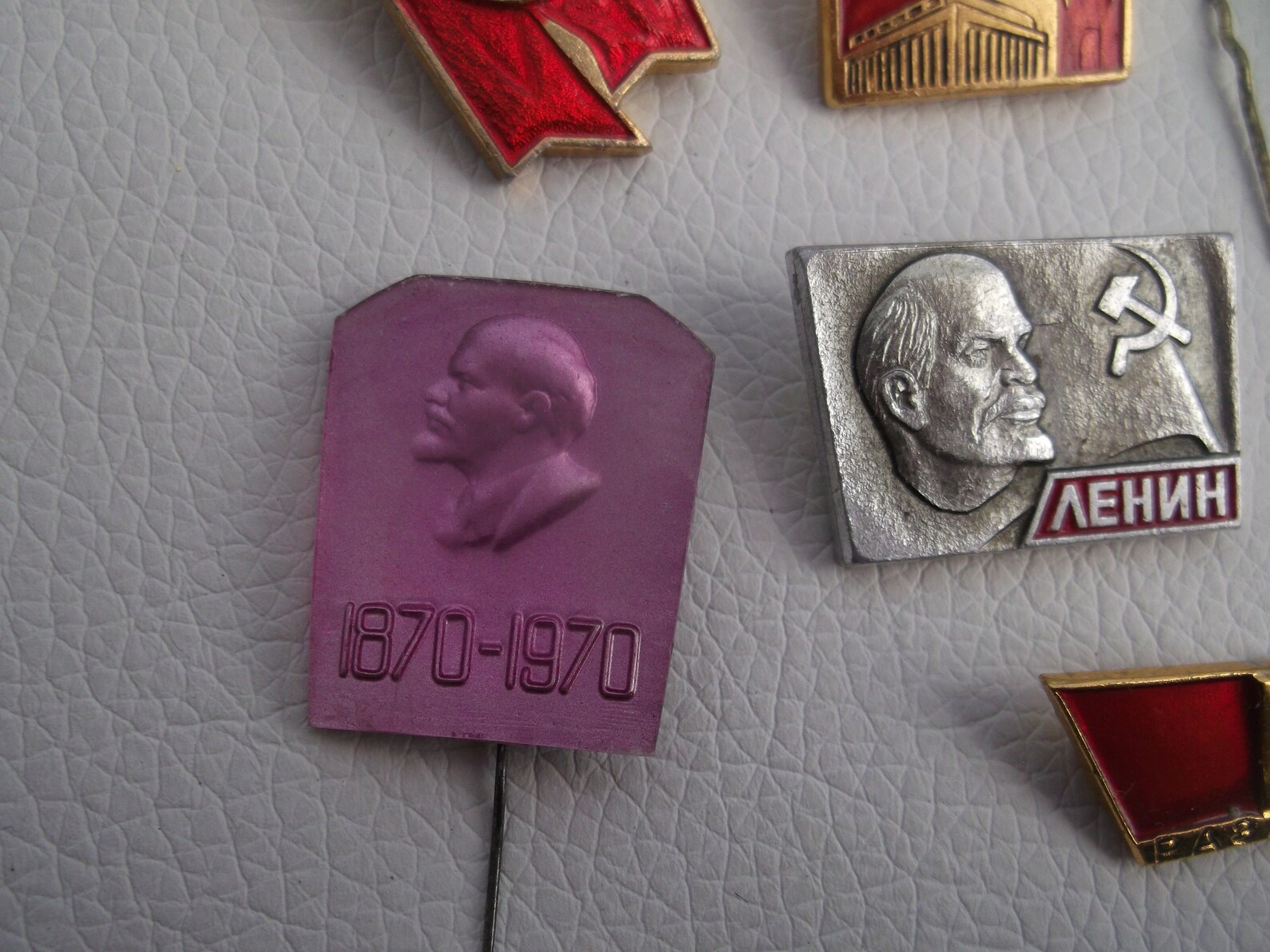 Vintage Enameled Pins .lenin Propaganda Set of 11 Badges - Etsy