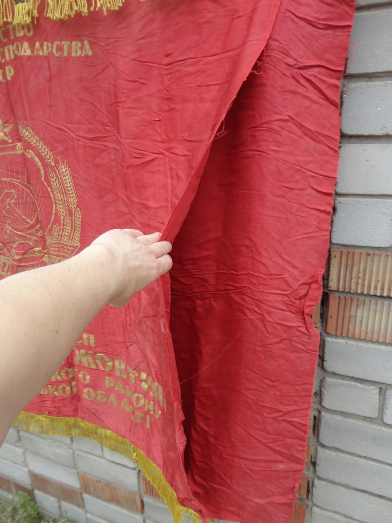 Soviet Dirty Flag Communist Collective Farm Named After the 50th ...