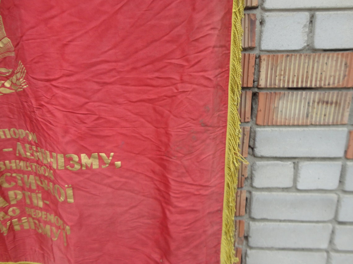 Soviet Dirty Flag Communist Collective Farm Named After the 50th ...