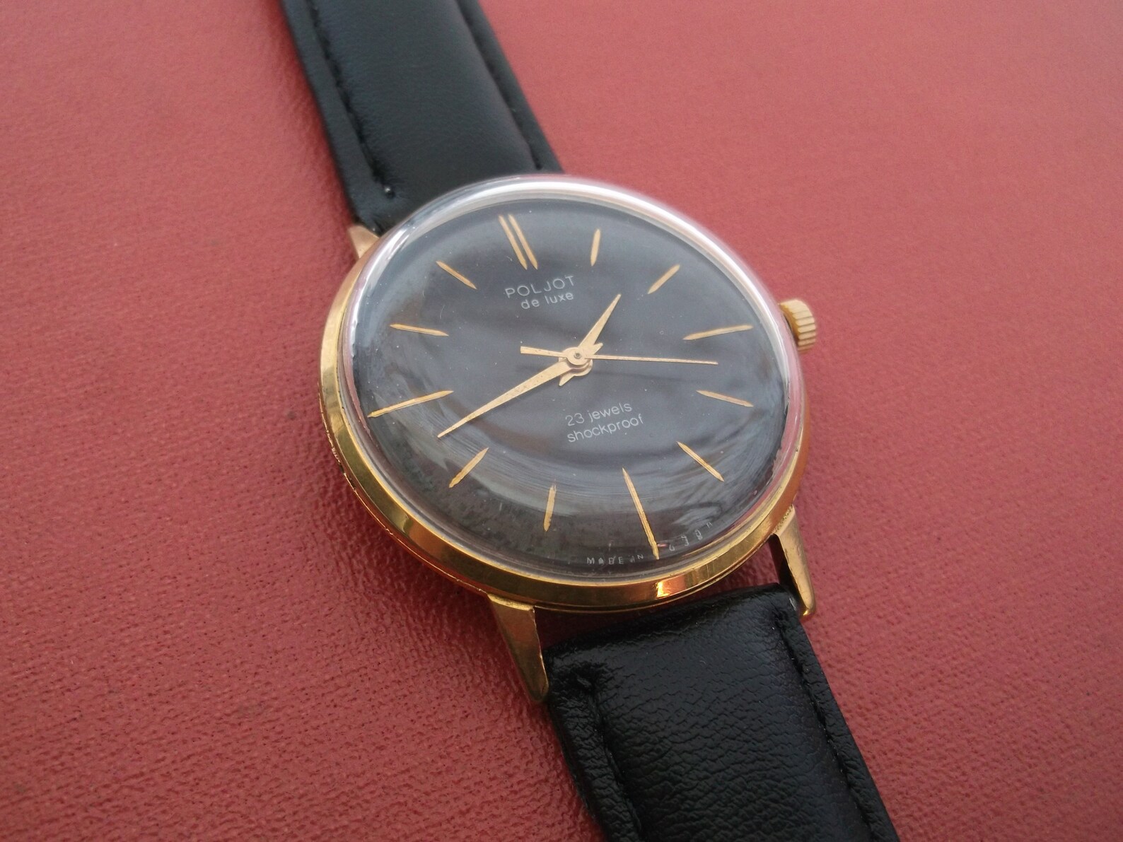 Mens Watch in Gold Plated Case. Poljot De Luxe Soviet Vintage - Etsy