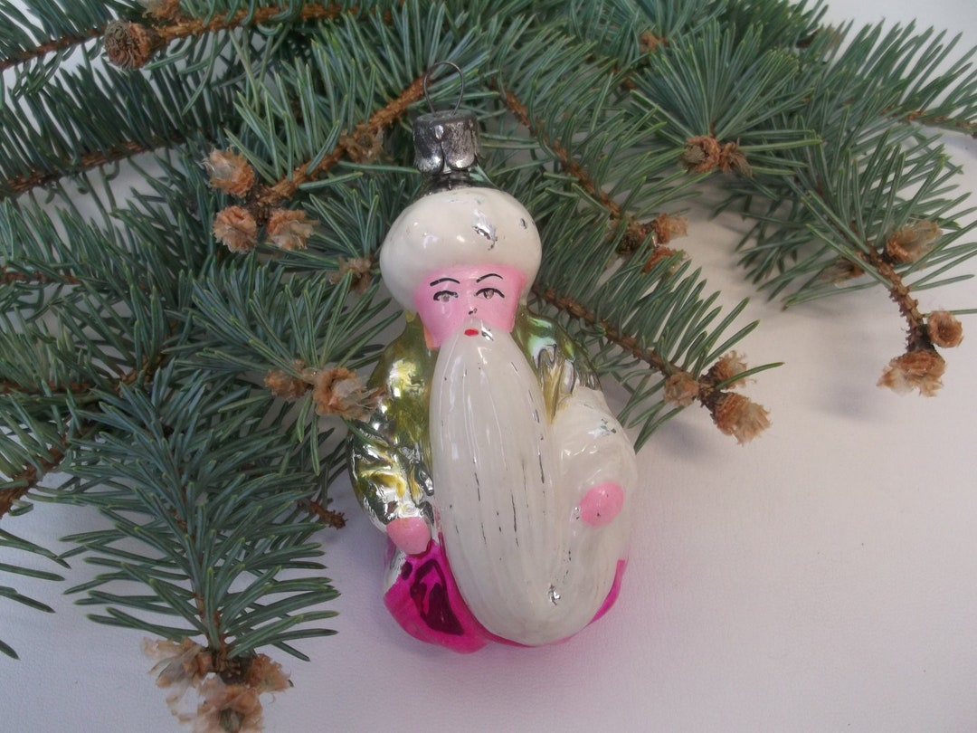Adorable Sultan in Turbane With Beard. Retro Xmas Glass Ornament - Etsy