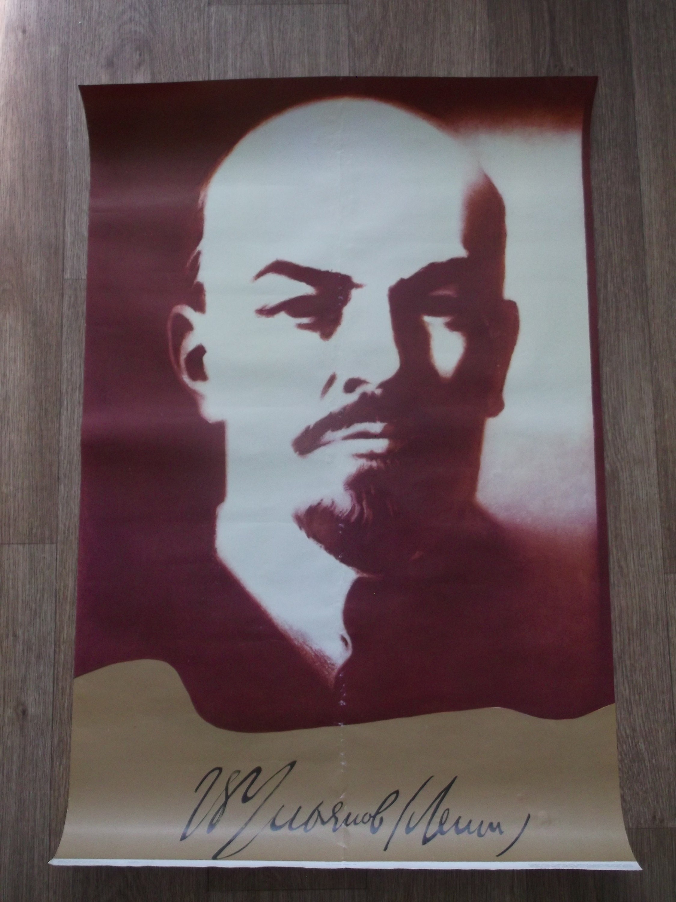 Soviet Original Communist Poster. Lenin Vintage Poster. - Etsy