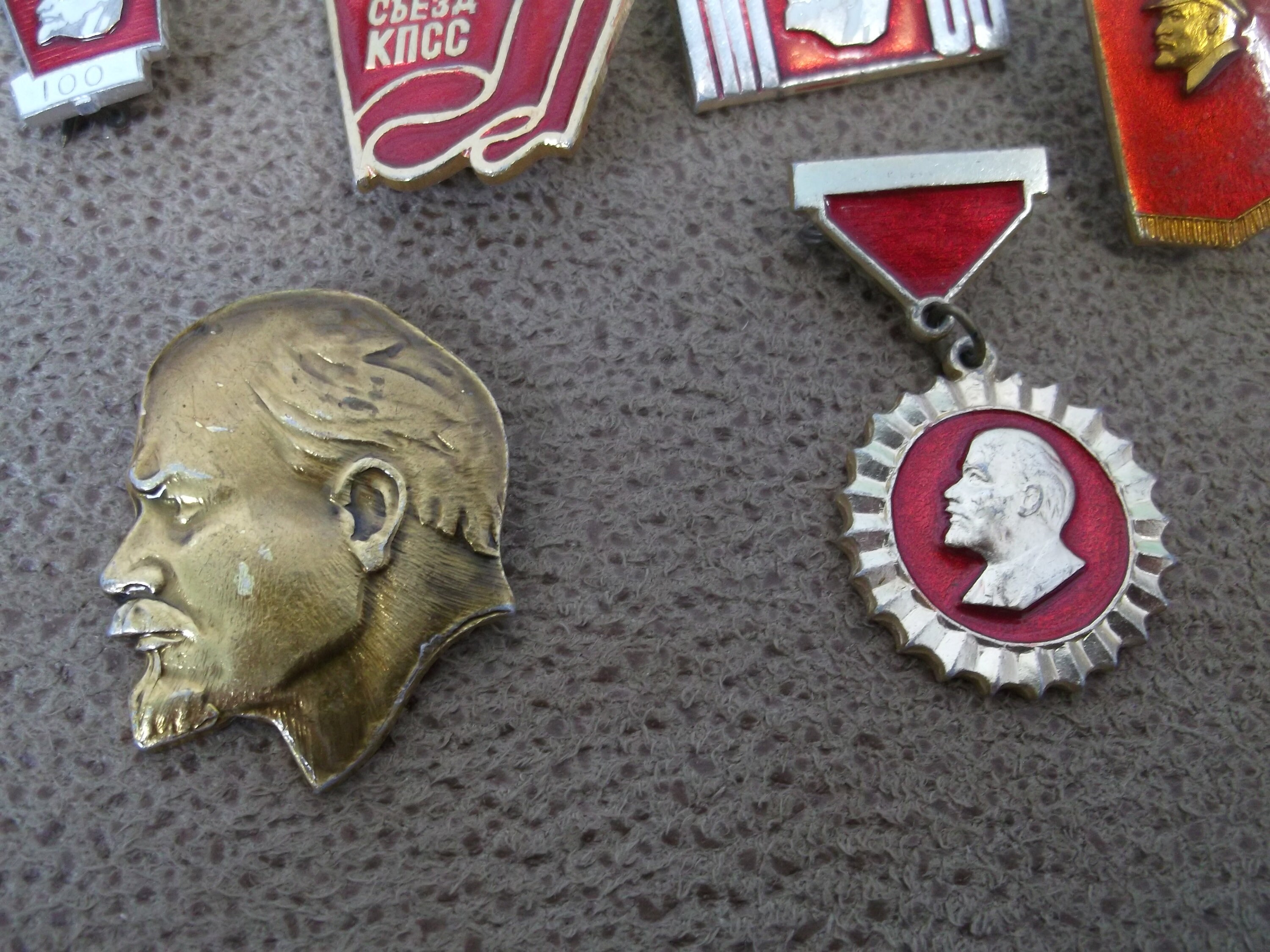 Soviet Old Communist Pins. Lenin Leader Proletariat. Vintage - Etsy