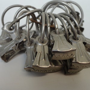 Metal Reliable Clips Crocodile for Curtains. Industrial Clips. Soviet ...