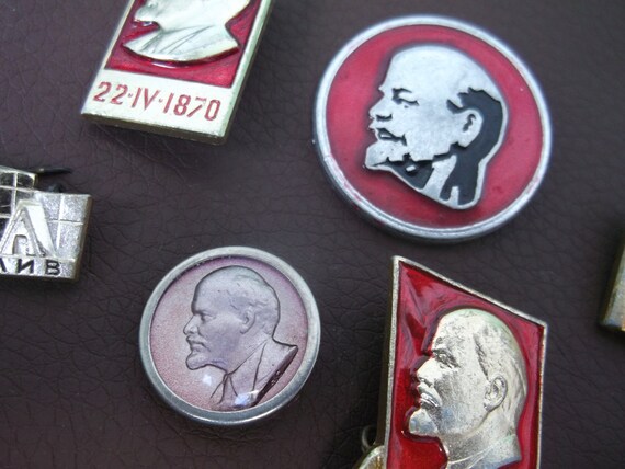 Vintage Soviet Communist Badges. Vintage Enameled Soc… - Gem