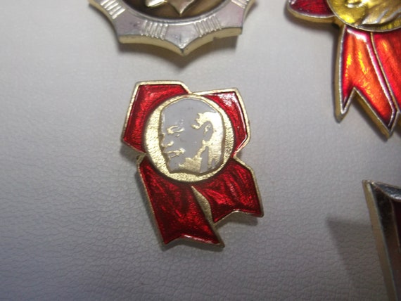 Soviet Vintage Propaganda Badges. Enameled Pins. Sovi… - Gem