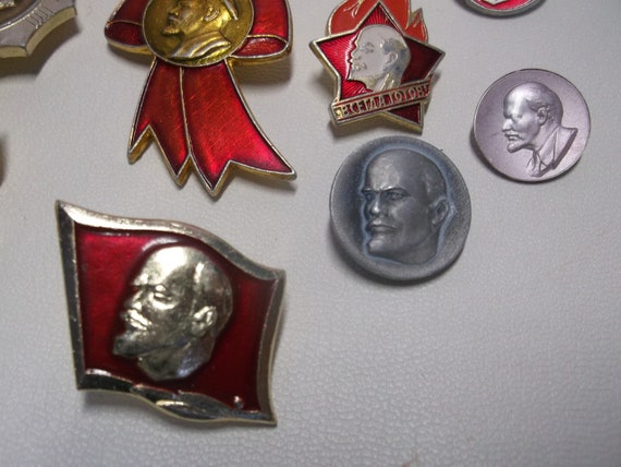 Soviet Vintage Propaganda Badges. Enameled Pins. Sovi… - Gem