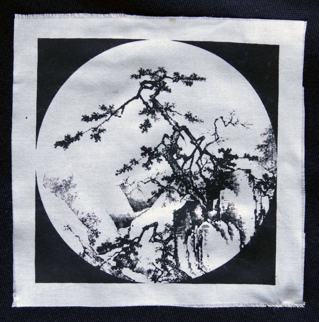 Screenprint JAPANESE WOODCUT Patch - Etsy