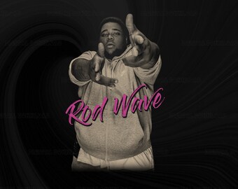 Rod Wave Nostalgia Png File, 90s Rap Music, Rapper Rod Wave Tour Design ...