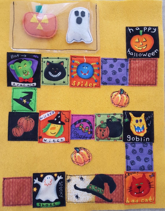 Halloween Sensory Page Activity Quiet Book Baby Soft Book - Etsy