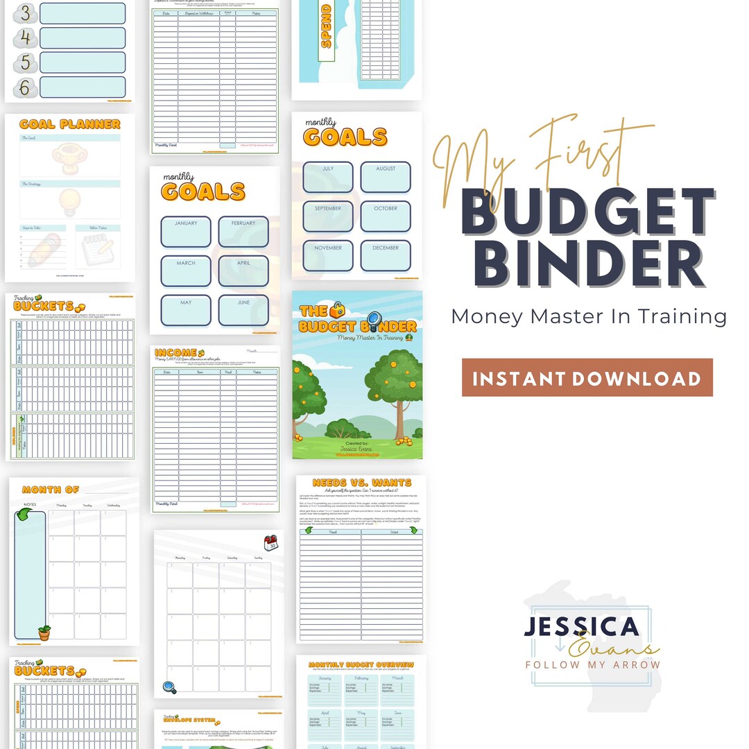 My First Budget Binder - Money Master Training System - Etsy