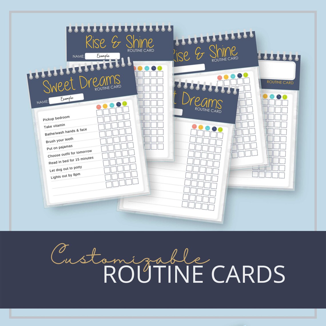 The Homeschooler's Chore Board Printable Card Pack - Etsy