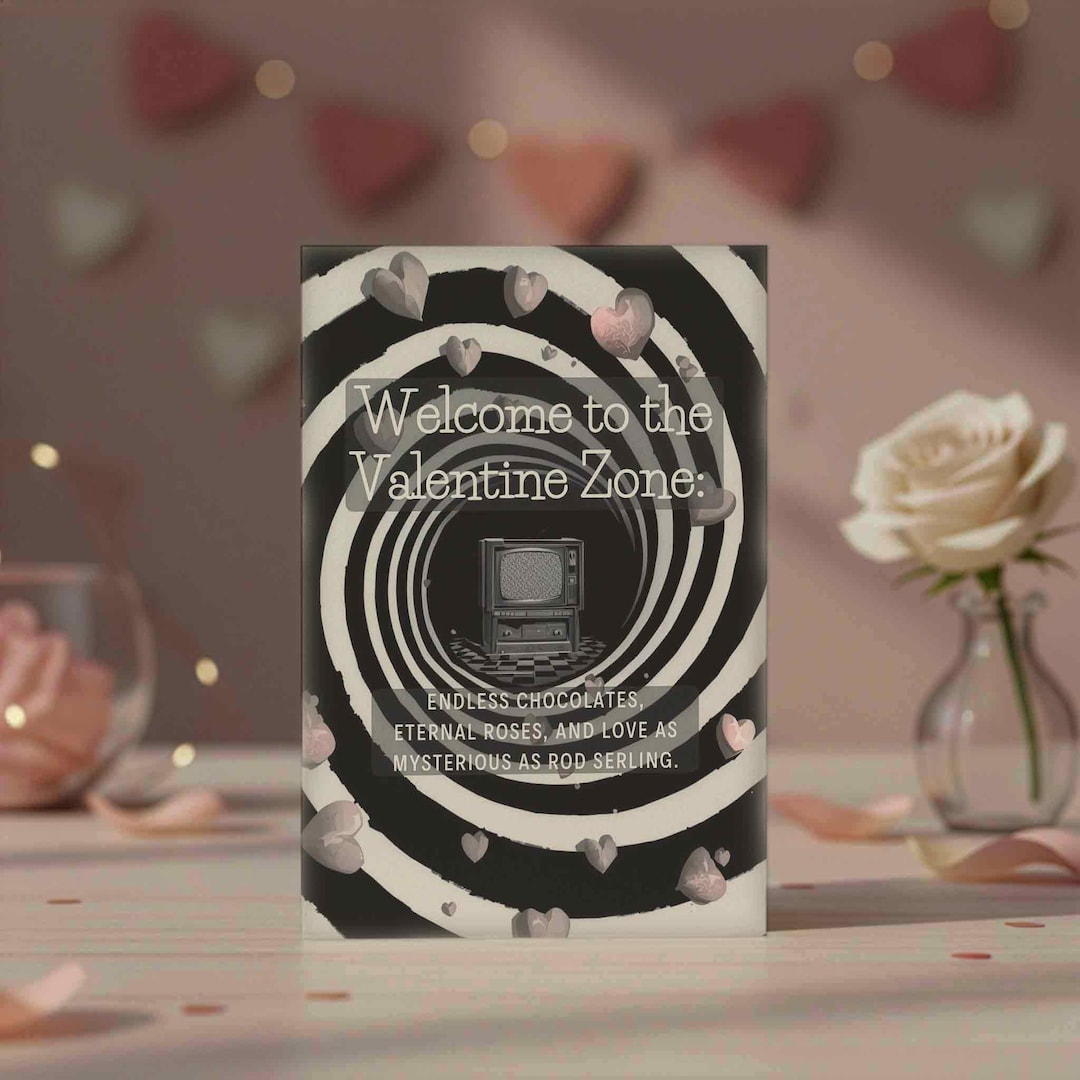 Welcome to the Valentine Zone Printable Valentine Card | Retro TV Sci ...