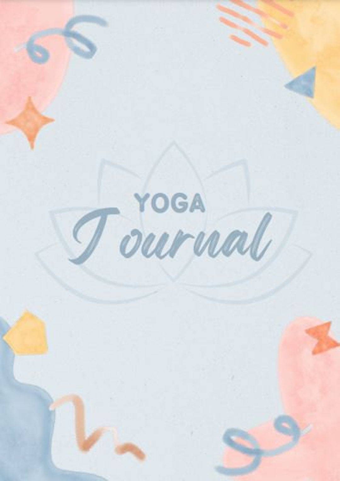 Digital Printable Yoga Journal - 20 Pages of Logs, Planner, and Habit ...