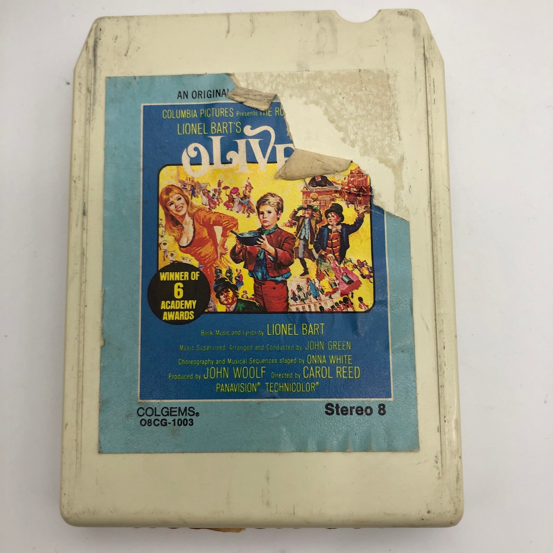 Oliver, Original Soundtrack, 1968, 8 Track Tape, Vintage Music - Etsy