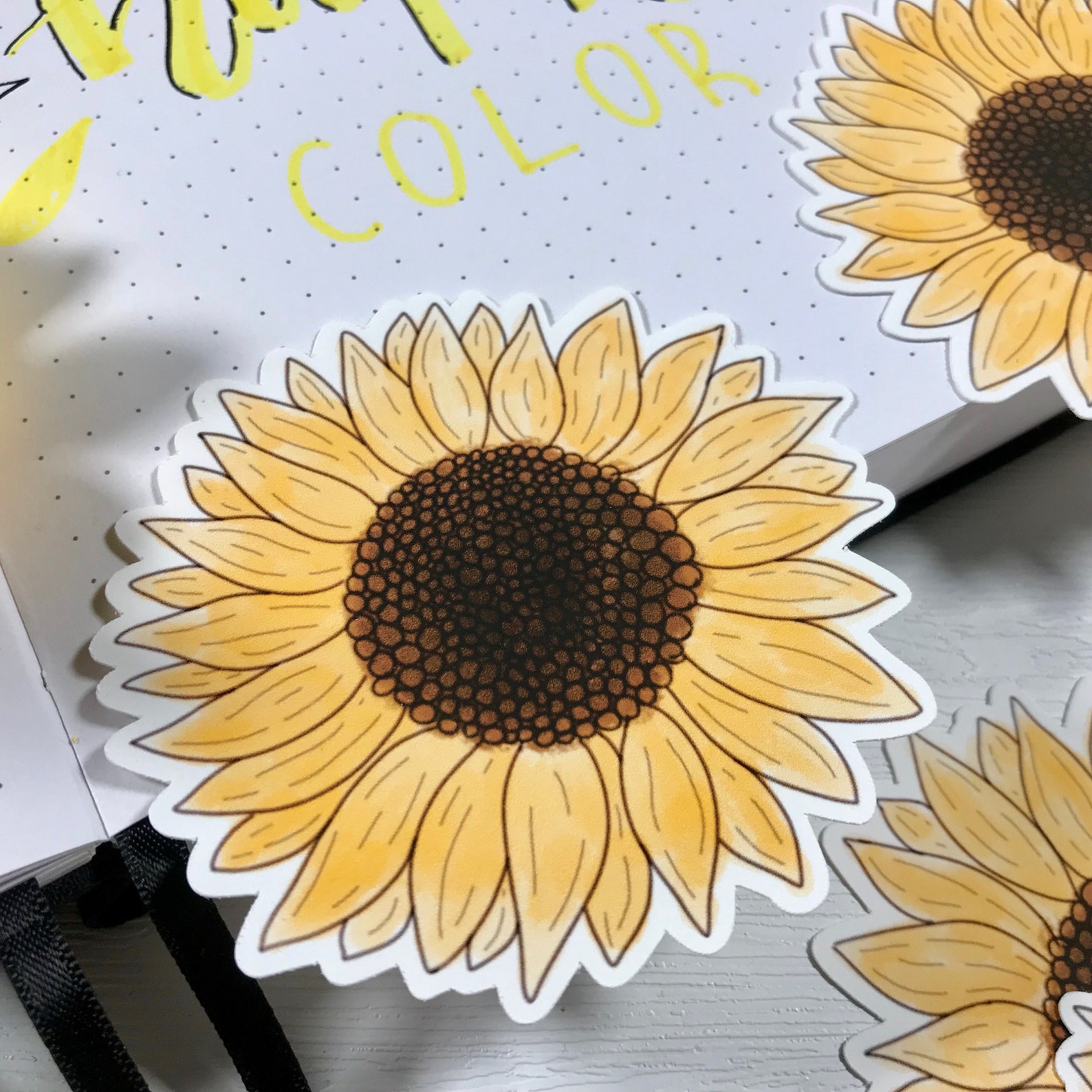 Large Sunflower Vinyl - Etsy