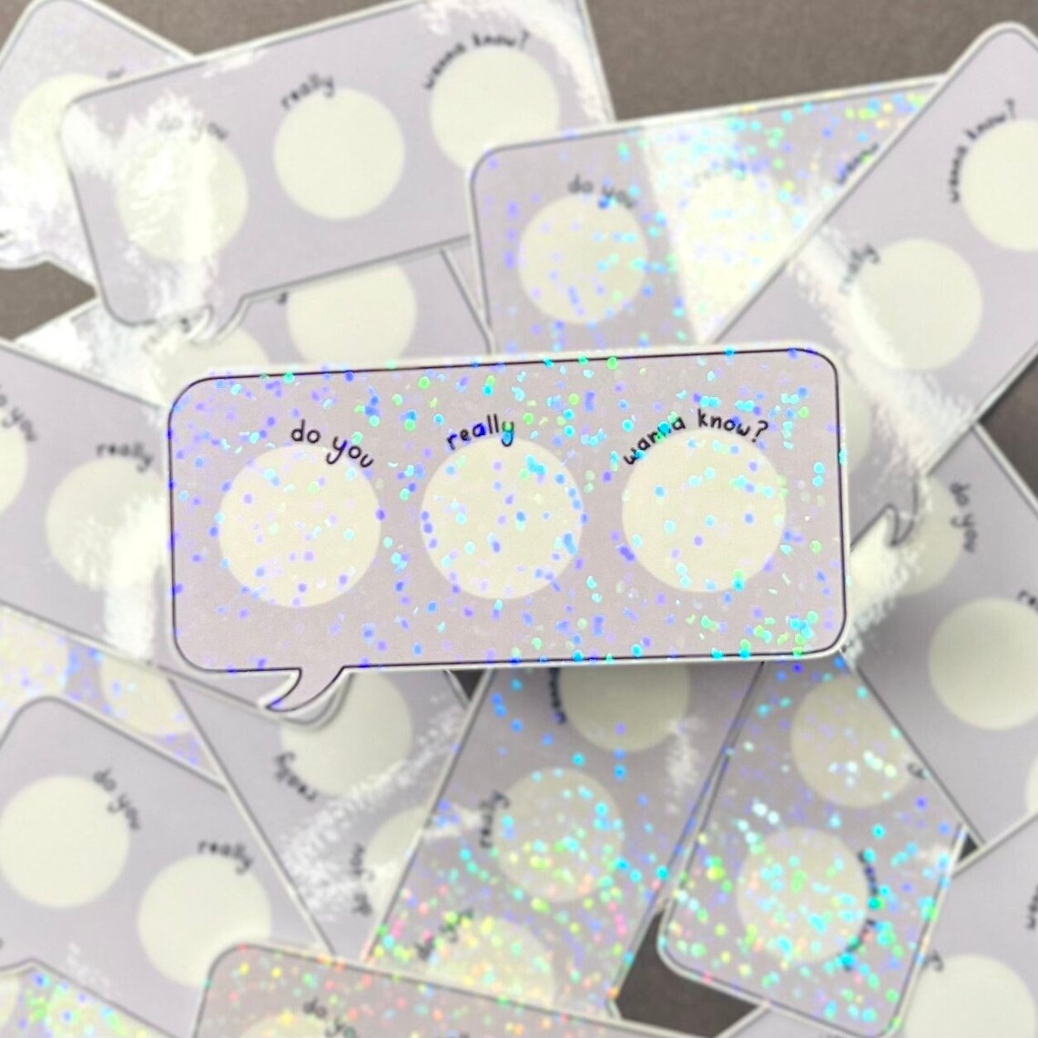 Do You Really Wanna Know? Text Bubble Sticker - Etsy