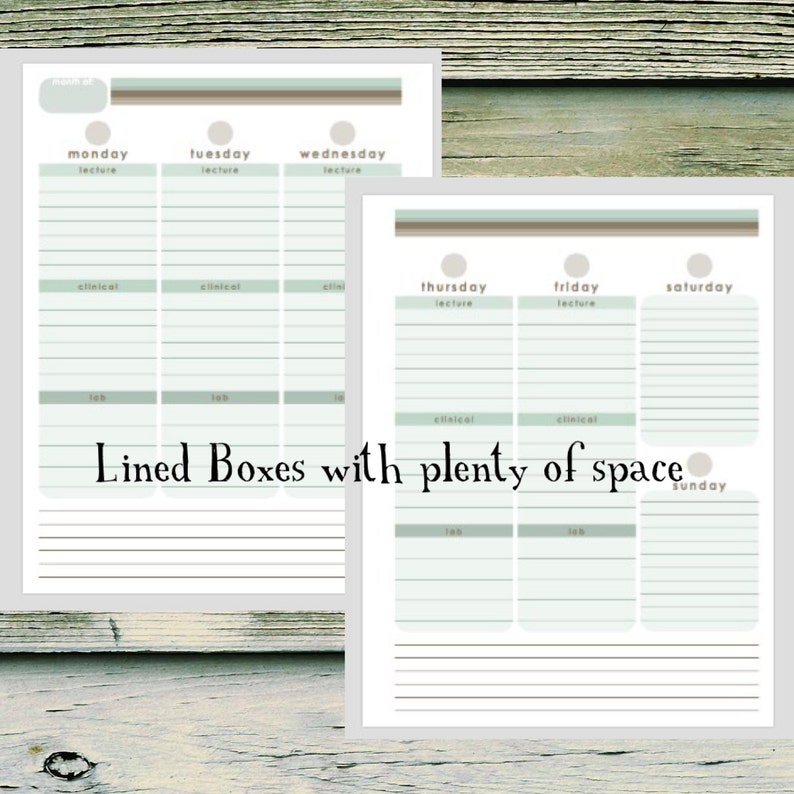 nursing-school-planner-monthly-weekly-printable-etsy