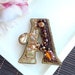 Personalized Embroidered Letter Brooch: Crystal, Pearl, & Sequin Pin - Etsy