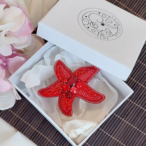 Starfish Brooch - Etsy