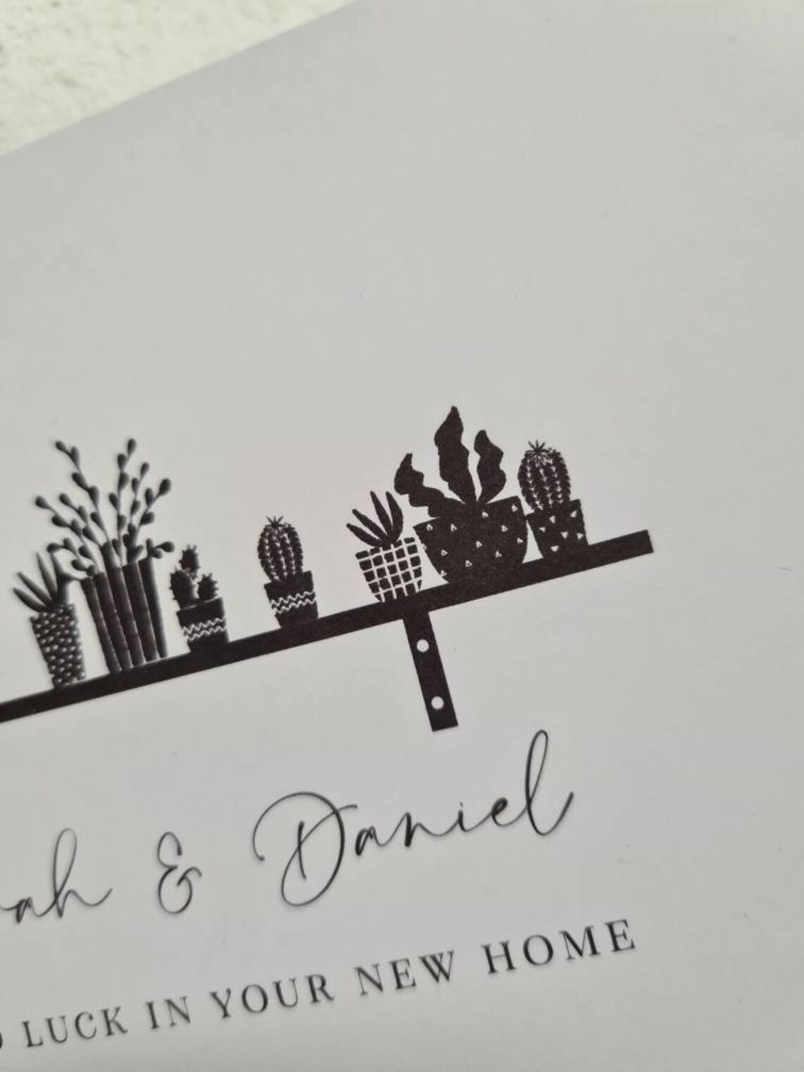 New Home Card - Personalised New Home Card - First Home Card - Pot ...