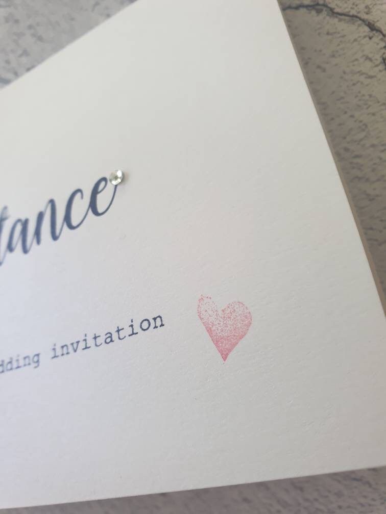 Wedding Acceptance Card - Acceptance Card - Wedding Invite RSVP - Reply ...