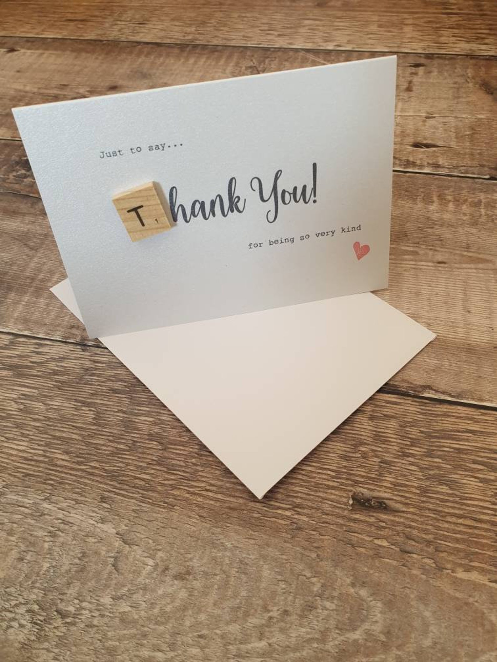 Thank You Card Personalised thank you card thanks card | Etsy