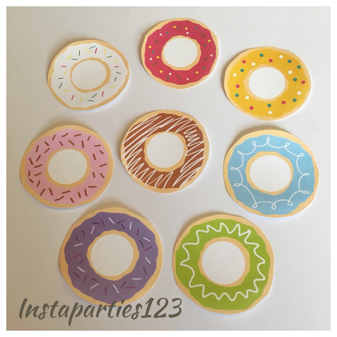 DIGITAL Donut Doughnut Garland Decoration Instant Download - Etsy