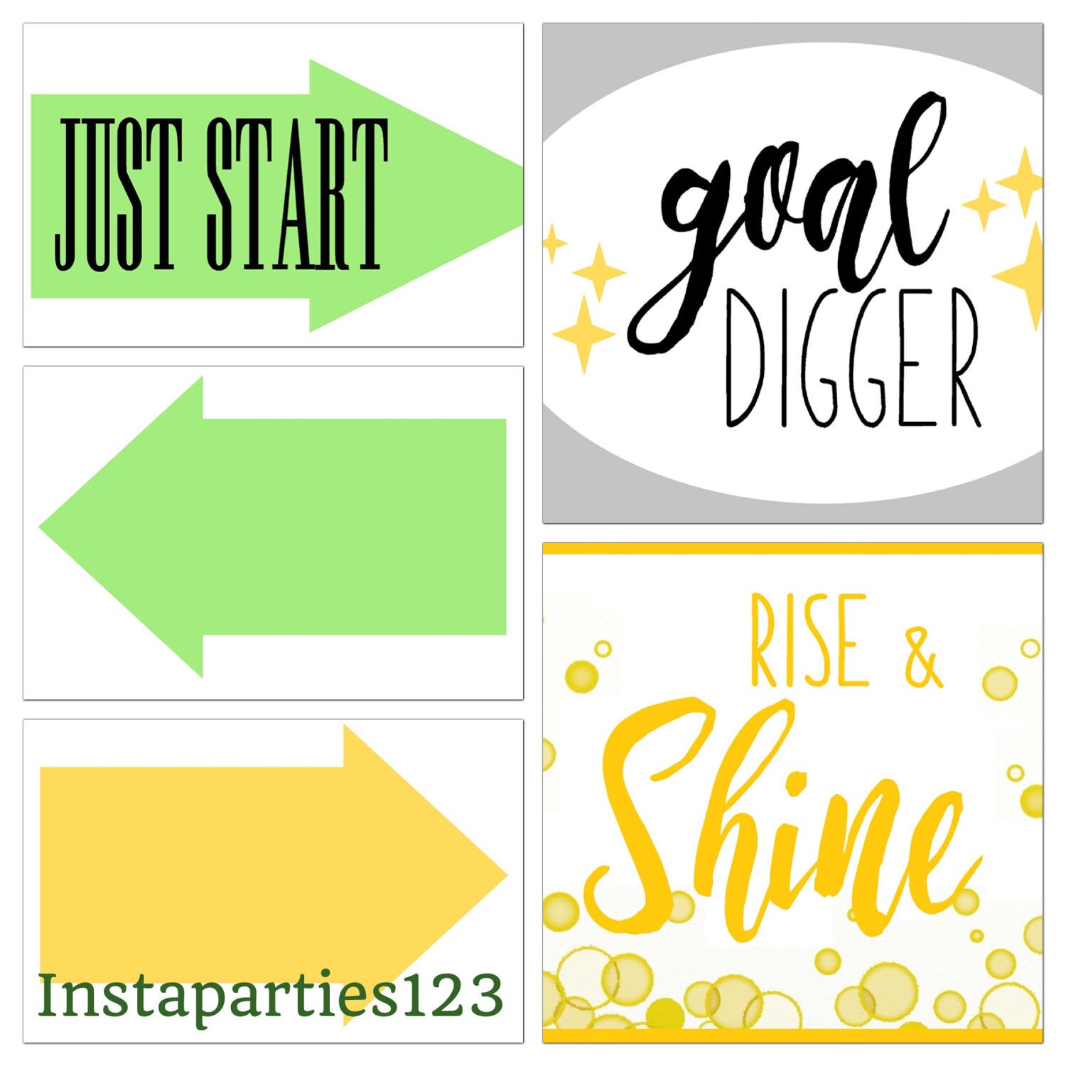 DIGITAL Dream Big Photo Booth Props Sayings 21 Files Instant Downloads ...