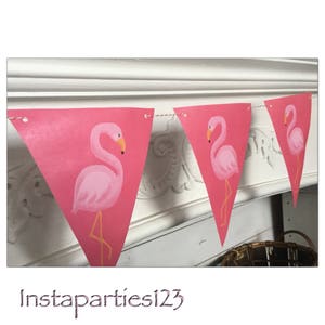 DIGITAL Flamingo Banner Pdf Instant Download Flamingle Party Birthday ...