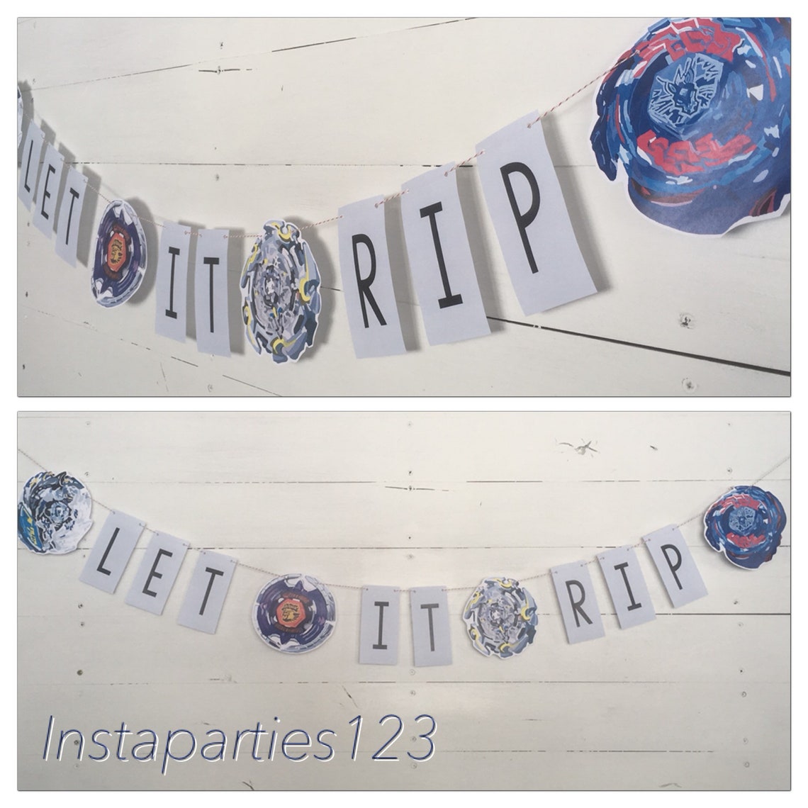 DIGITAL Beyblade Banner Instant Download PDF Files Birthday - Etsy