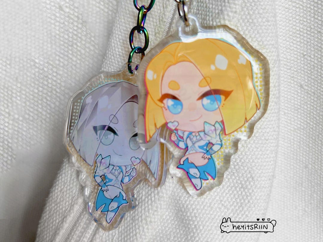 Emma Frost Acrylic Charm | Keychain / Keyring [marvel Rivals] - Etsy