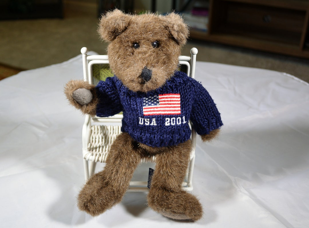 Boyd's, Bear, Teddy Bear, USA 2001 Sweater, Cuddle Toy - Etsy