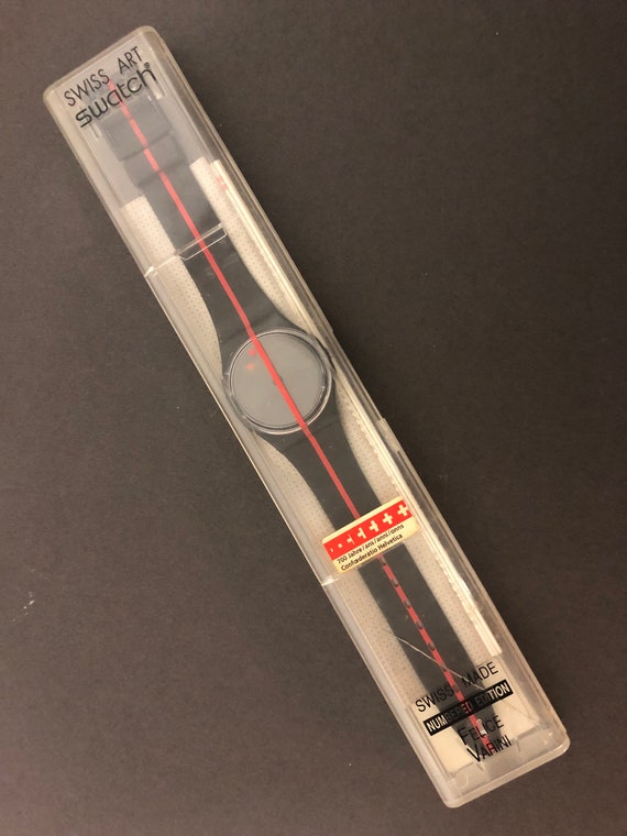 SWATCH watch, collectible, limited edition, "ROSSO su… - Gem