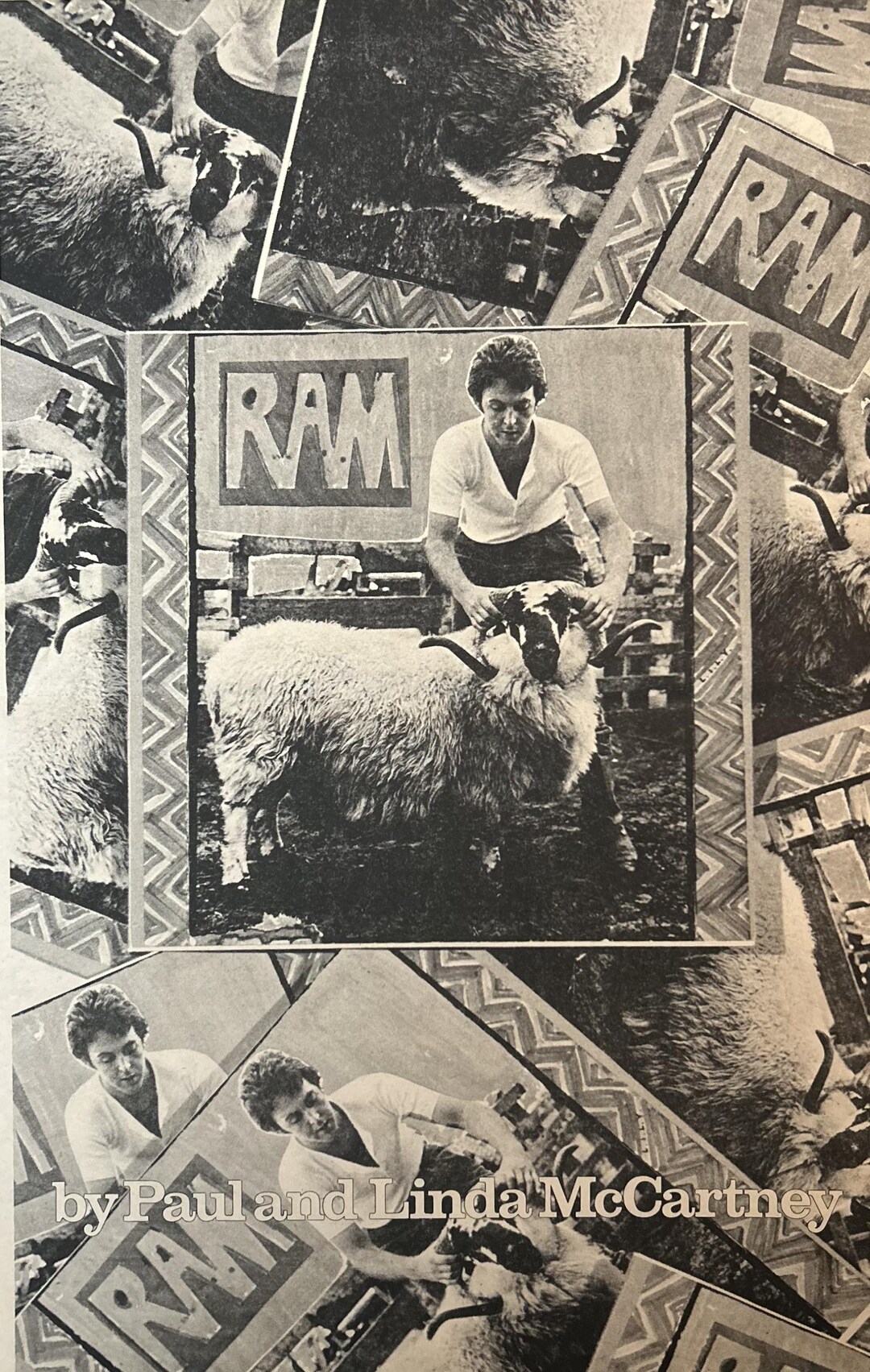 1971 Original Paul and Linda Mccartney 'ram' Album Release Music ...