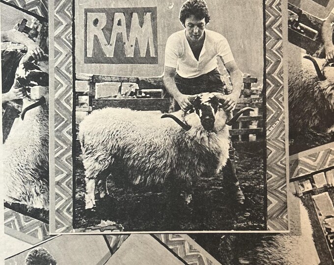 1971 Original Paul and Linda Mccartney 'ram' Album Release Music ...