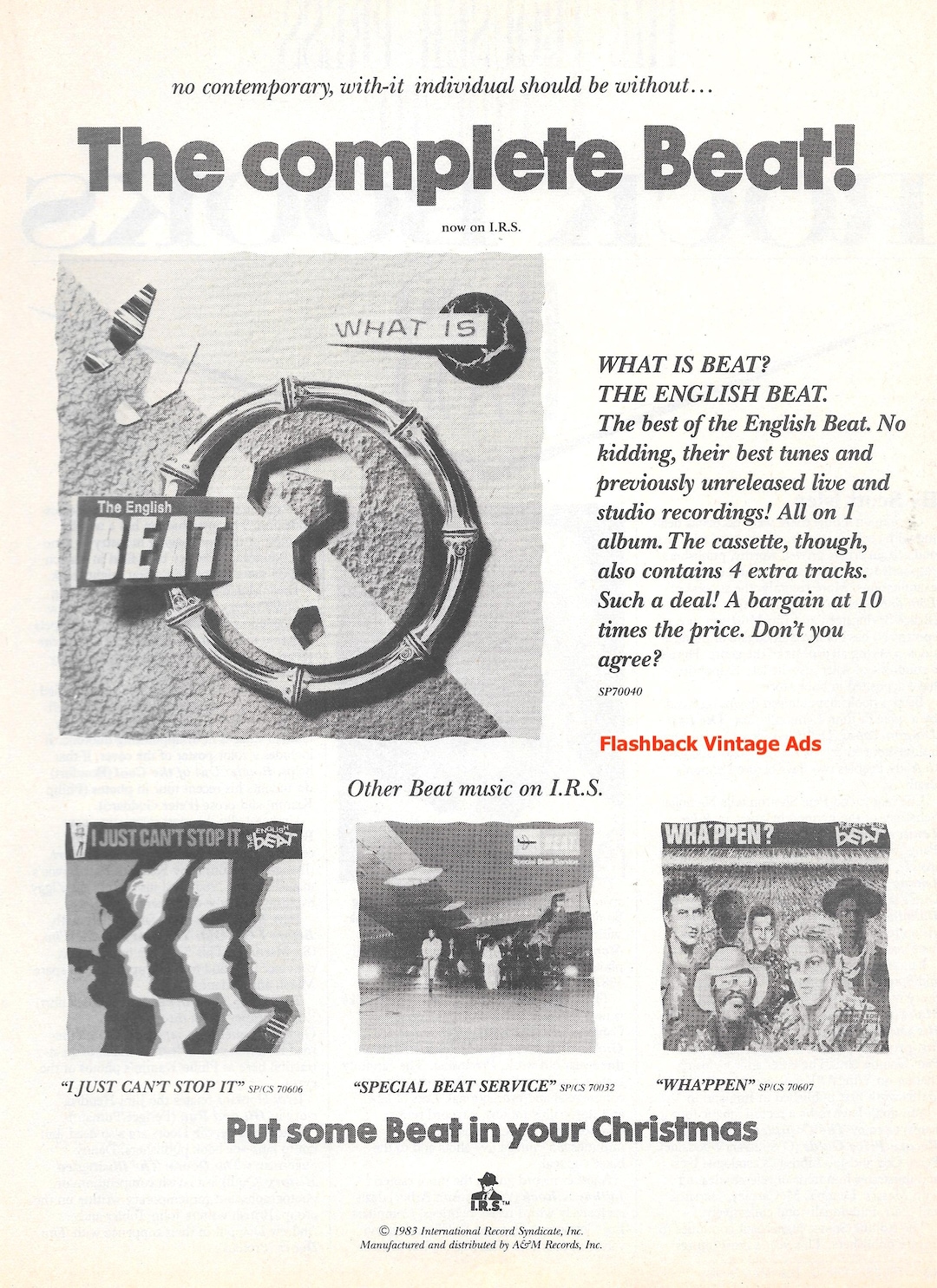 1983 the English Beat Album Collection 'the Complete Beat' Original ...