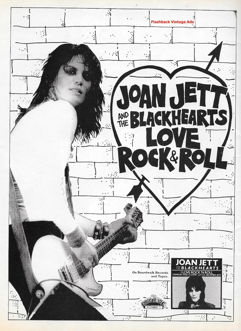 1982 Joan Jett & the Blackhearts 'I Love Rock 'N Roll' Album Release ...