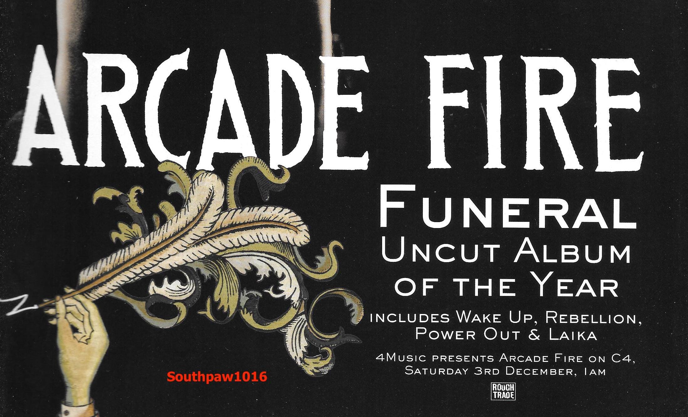 2004 Arcade Fire 'funeral' Original Album Release Music Industry ...
