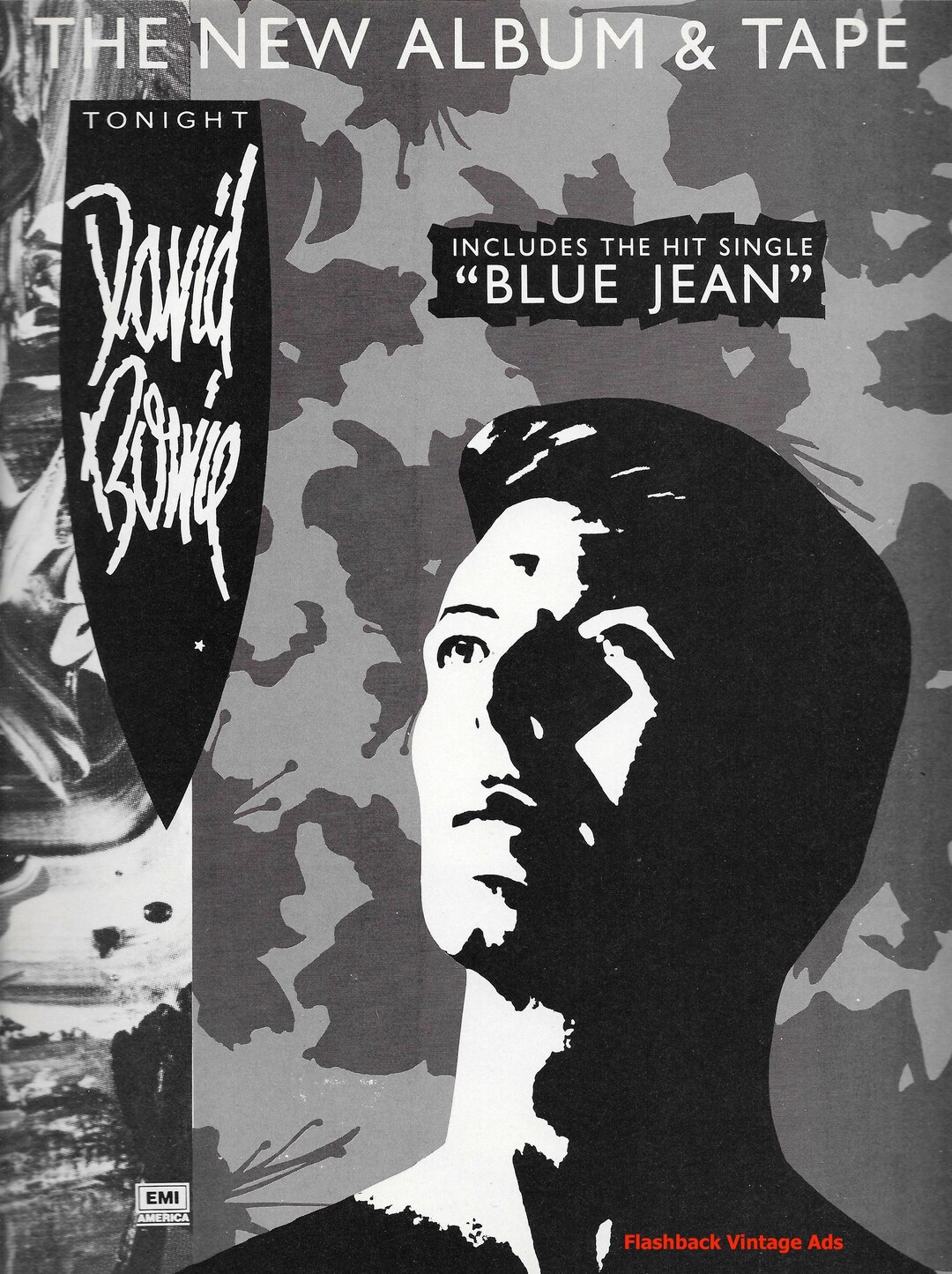 1984 David Bowie 'tonight/blue Jean' Record Release Original Music ...