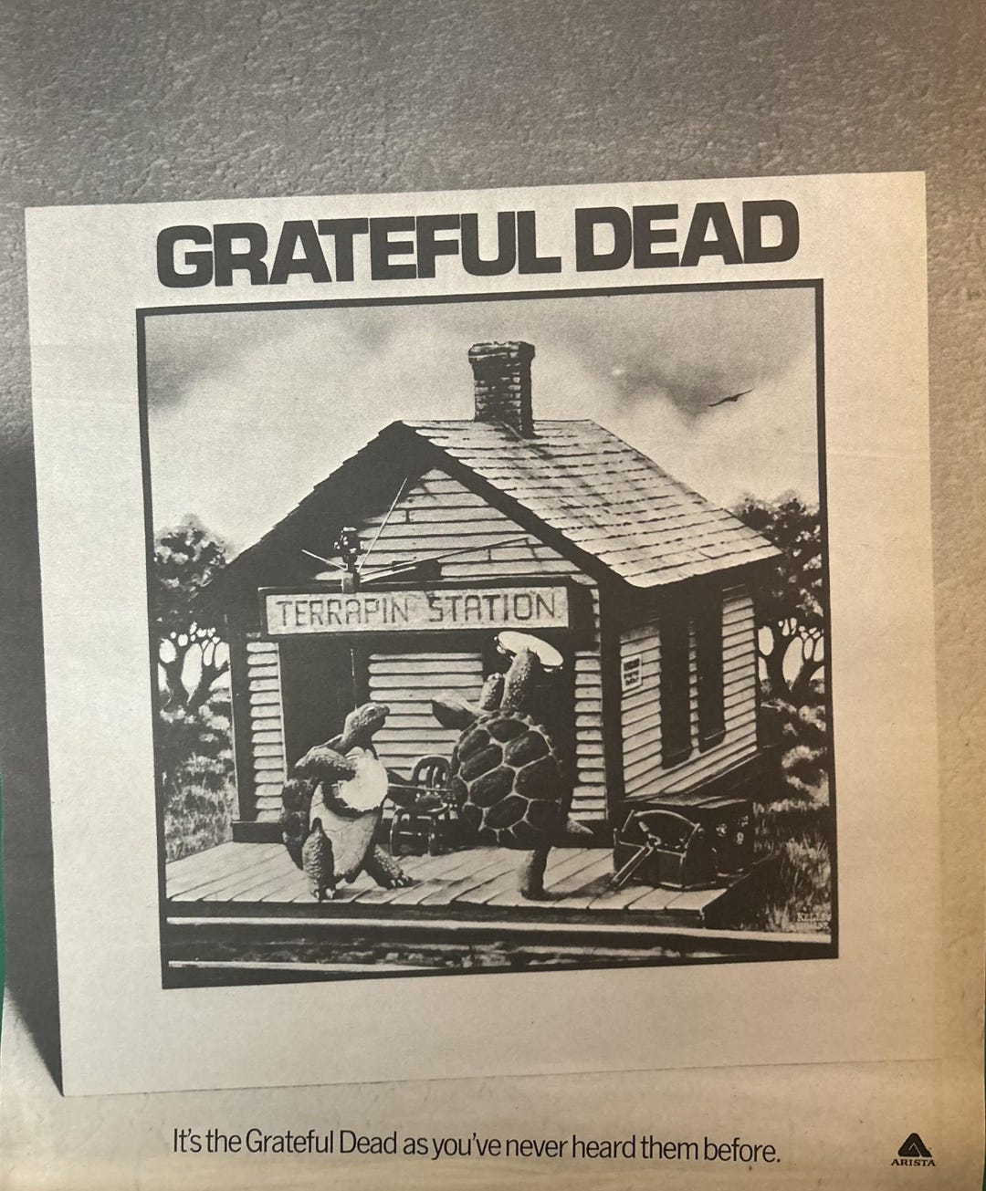 1977 Original Grateful Dead 'terrapin Station' Album Release Music ...