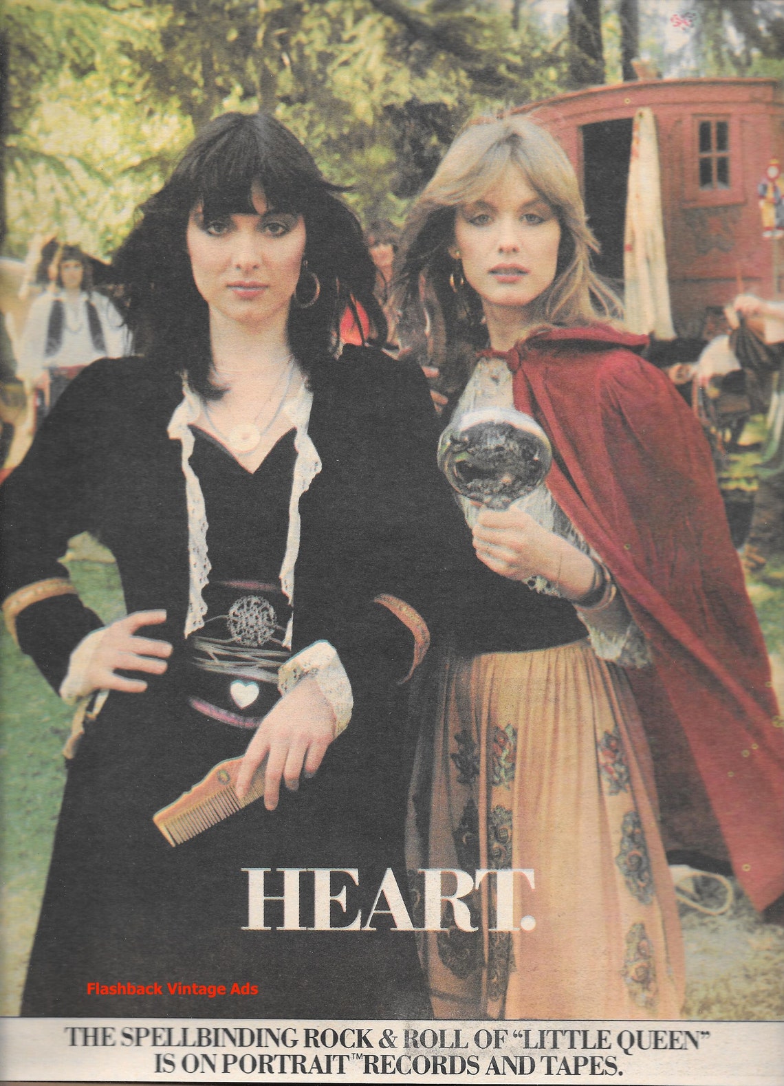 1977 Heart 'little Queen' Album Release Music Industry Original ...
