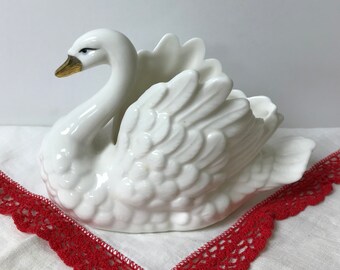Goebel White Swan - Etsy