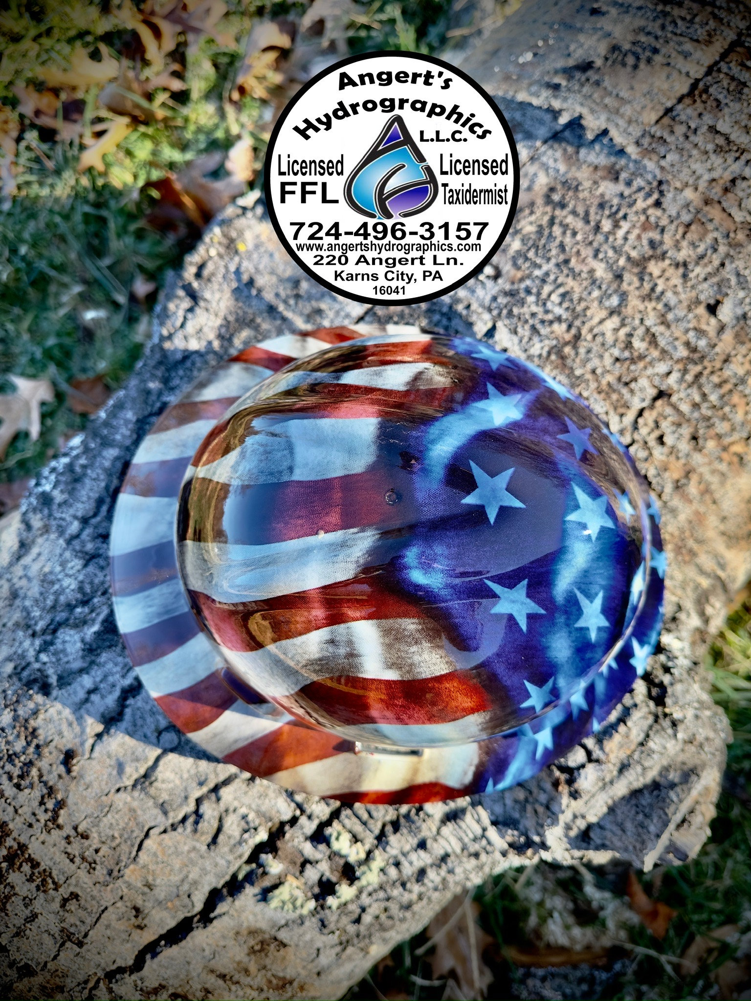 USA Flag on Hardhat - Etsy