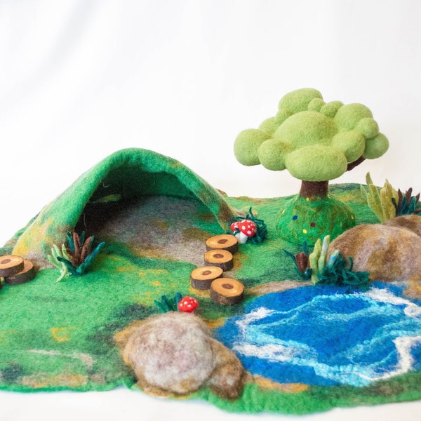 Felt Play Mat - Etsy