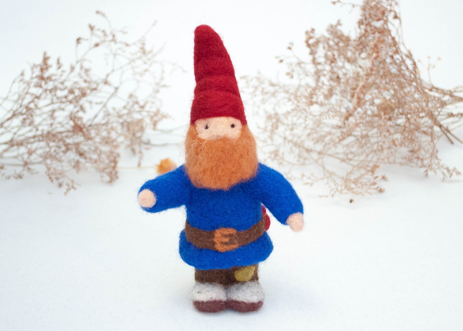 Needle Felted Woodland Gnome Felt Gnomes Waldorf Gnome Wool - Etsy