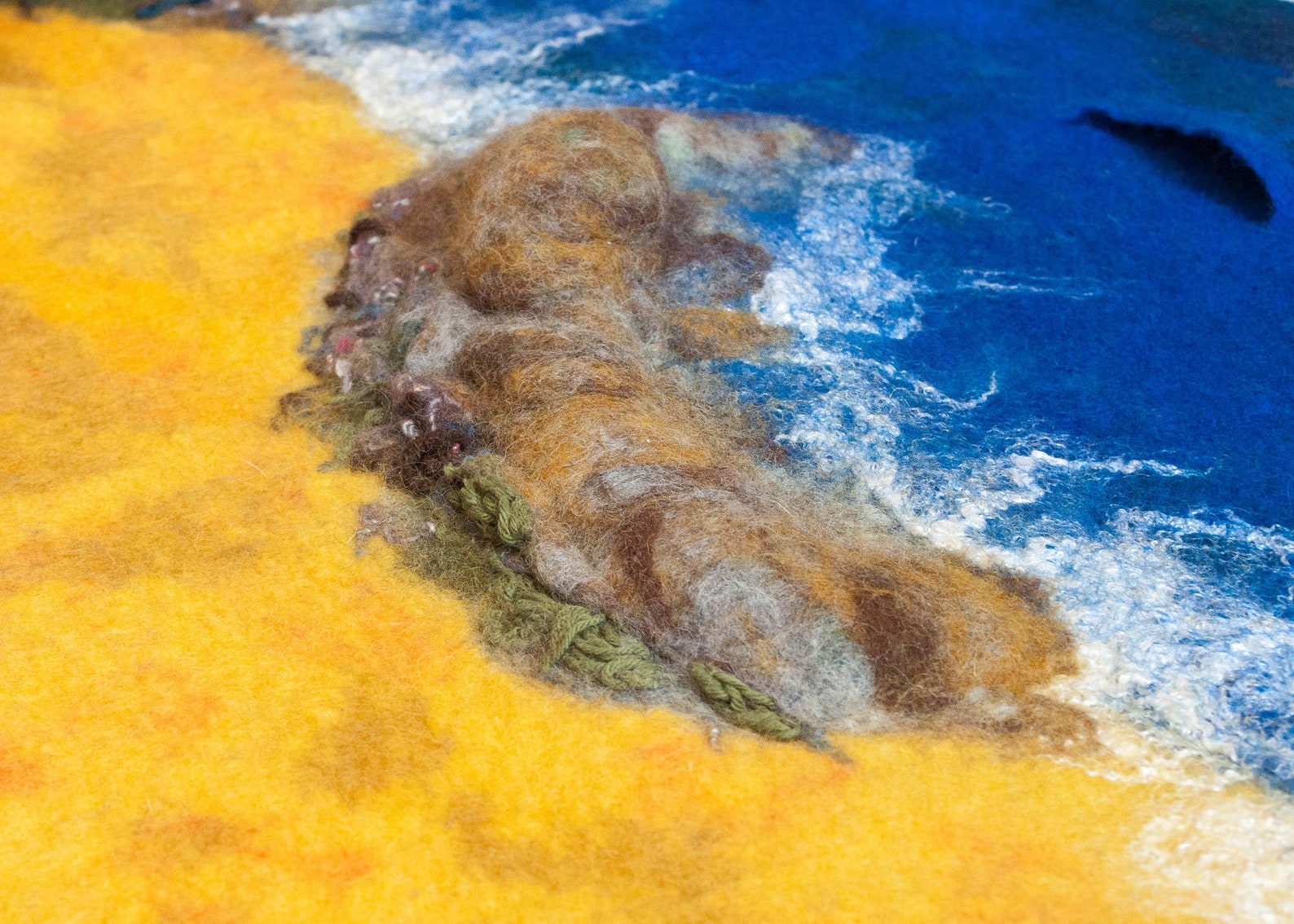 Felt Play Mat - Sea and Beach Felt Playscape, Wool , Waldorf Toys ...