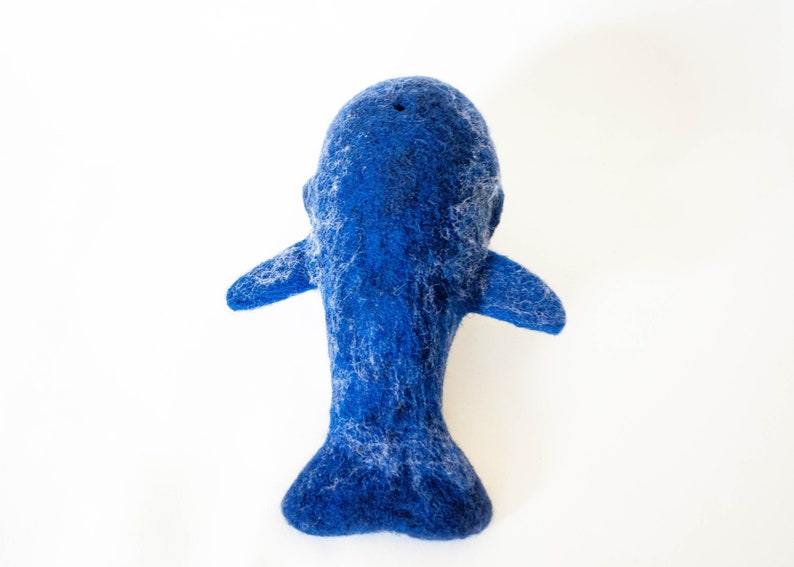 Needle Felted Whale Soft Sculpture Whale Felt Replica Big - Etsy