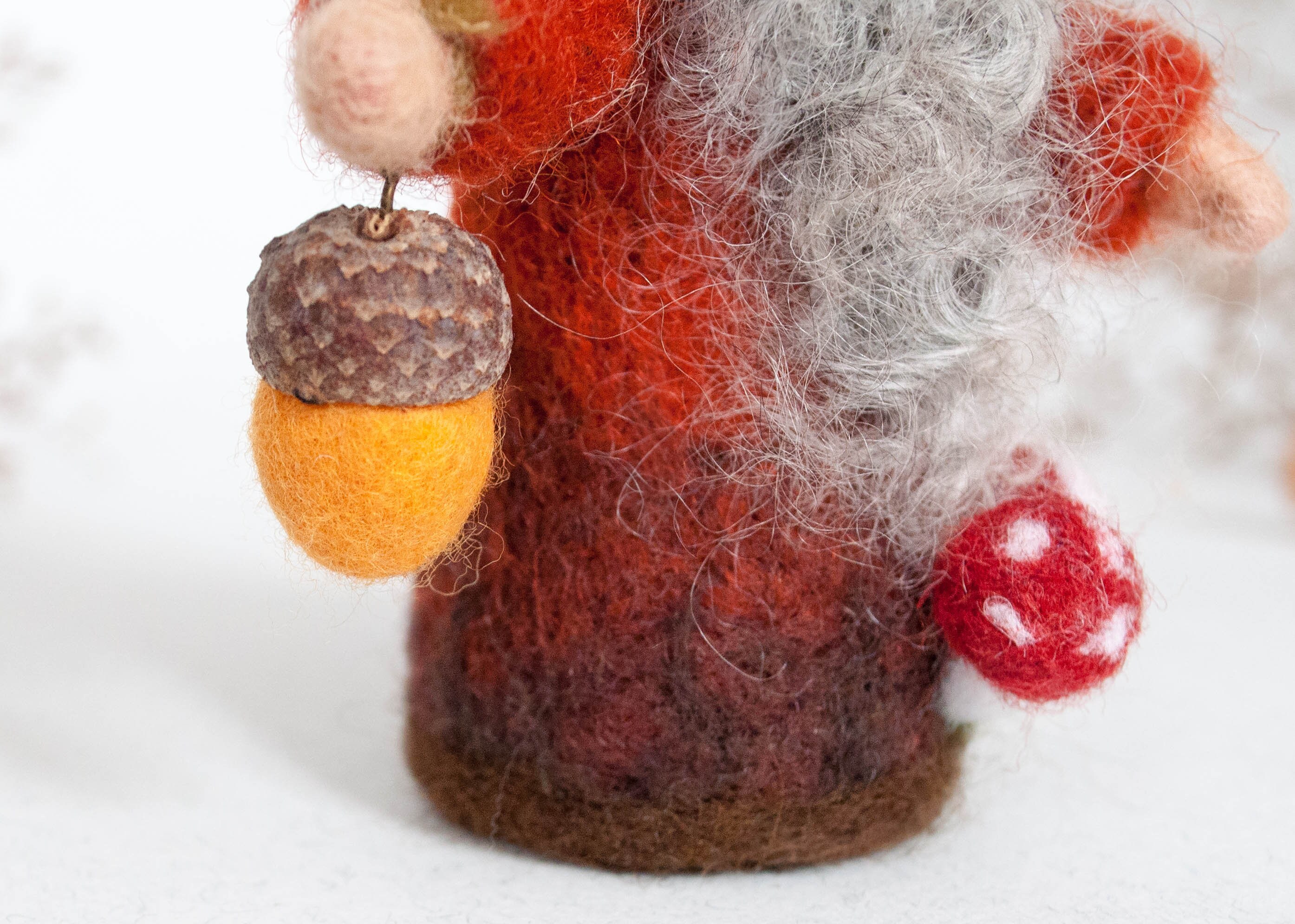 Needle Felted Woodland Gnome Felt Gnomes Waldorf Gnome | Etsy