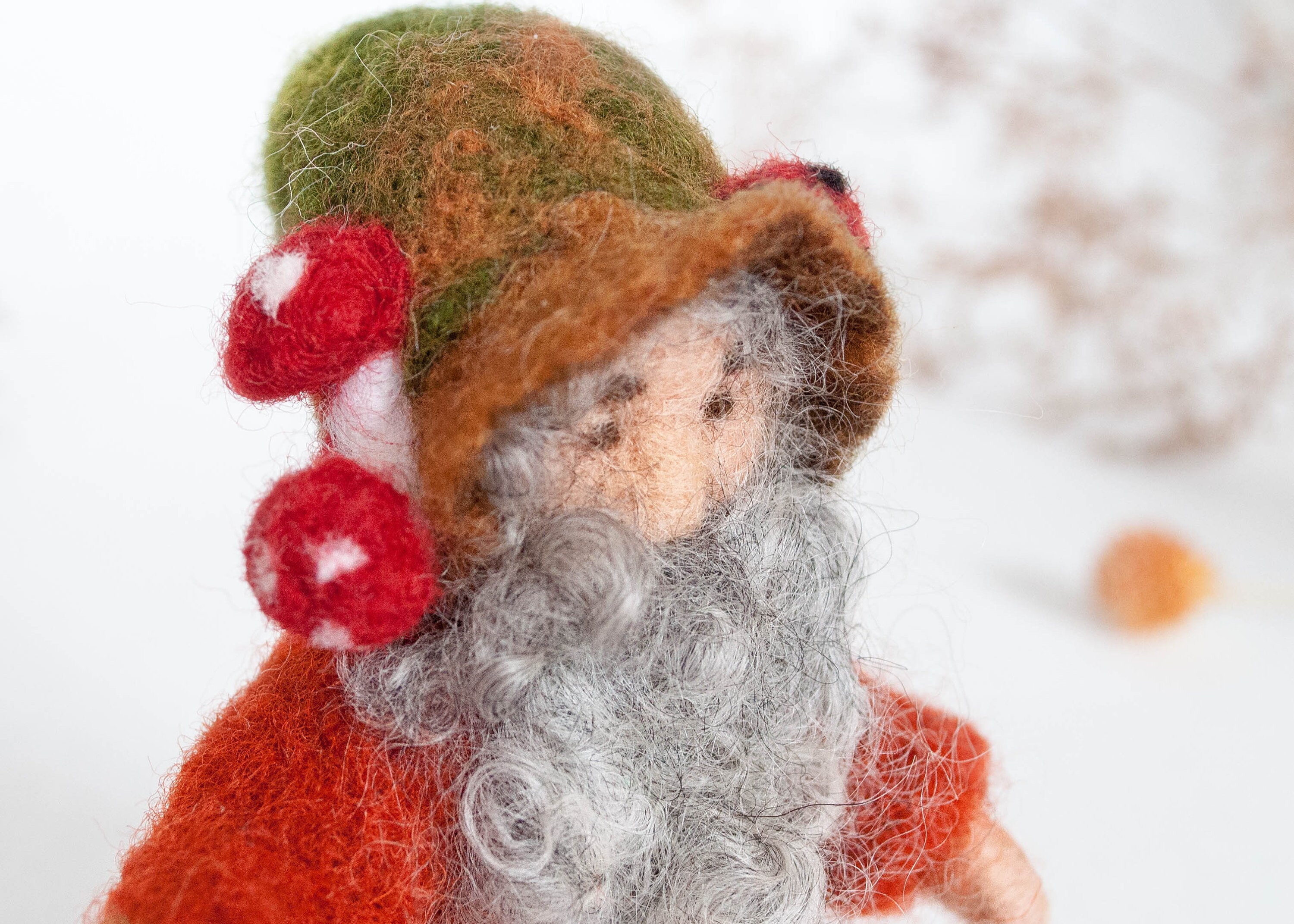 Needle Felted Woodland Gnome Felt Gnomes Waldorf Gnome - Etsy